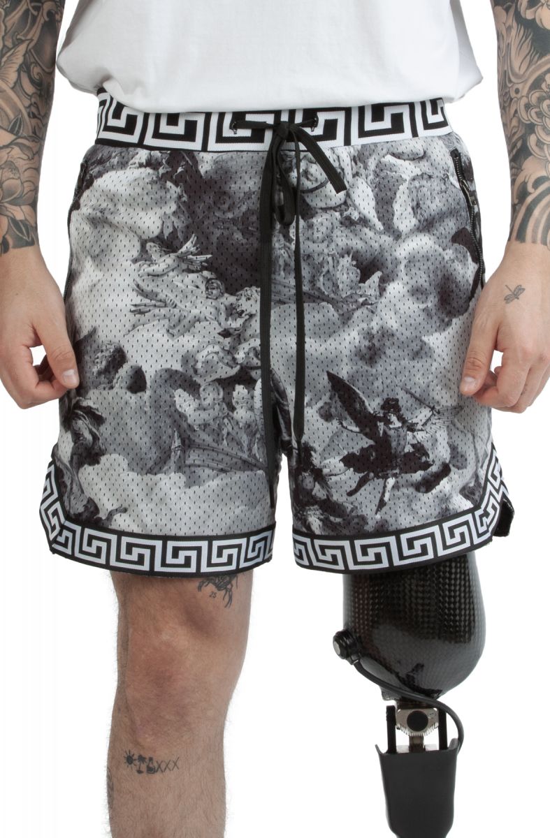 FBRK Renaissance Mesh Shorts 931-912GREY - Karmaloop