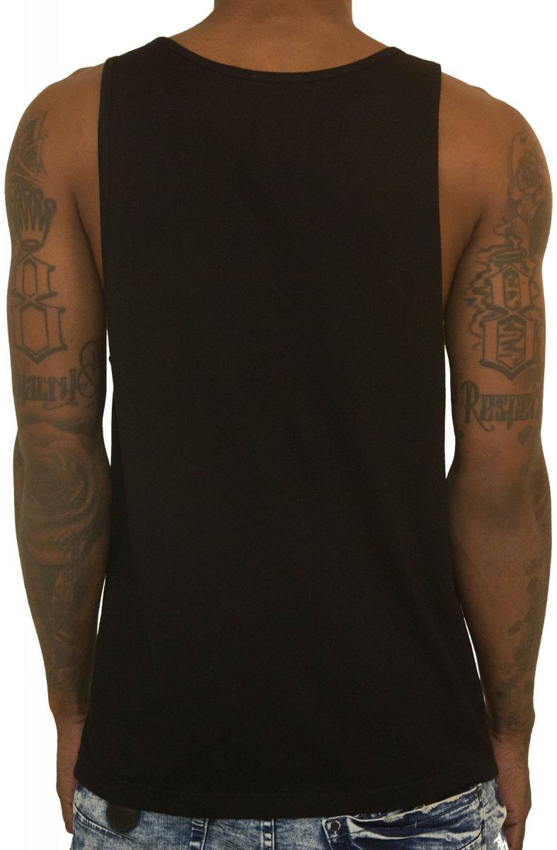 THE HIDEOUT CLOTHING Busy Tank (Black) BUSYTANKBLACK - Karmaloop