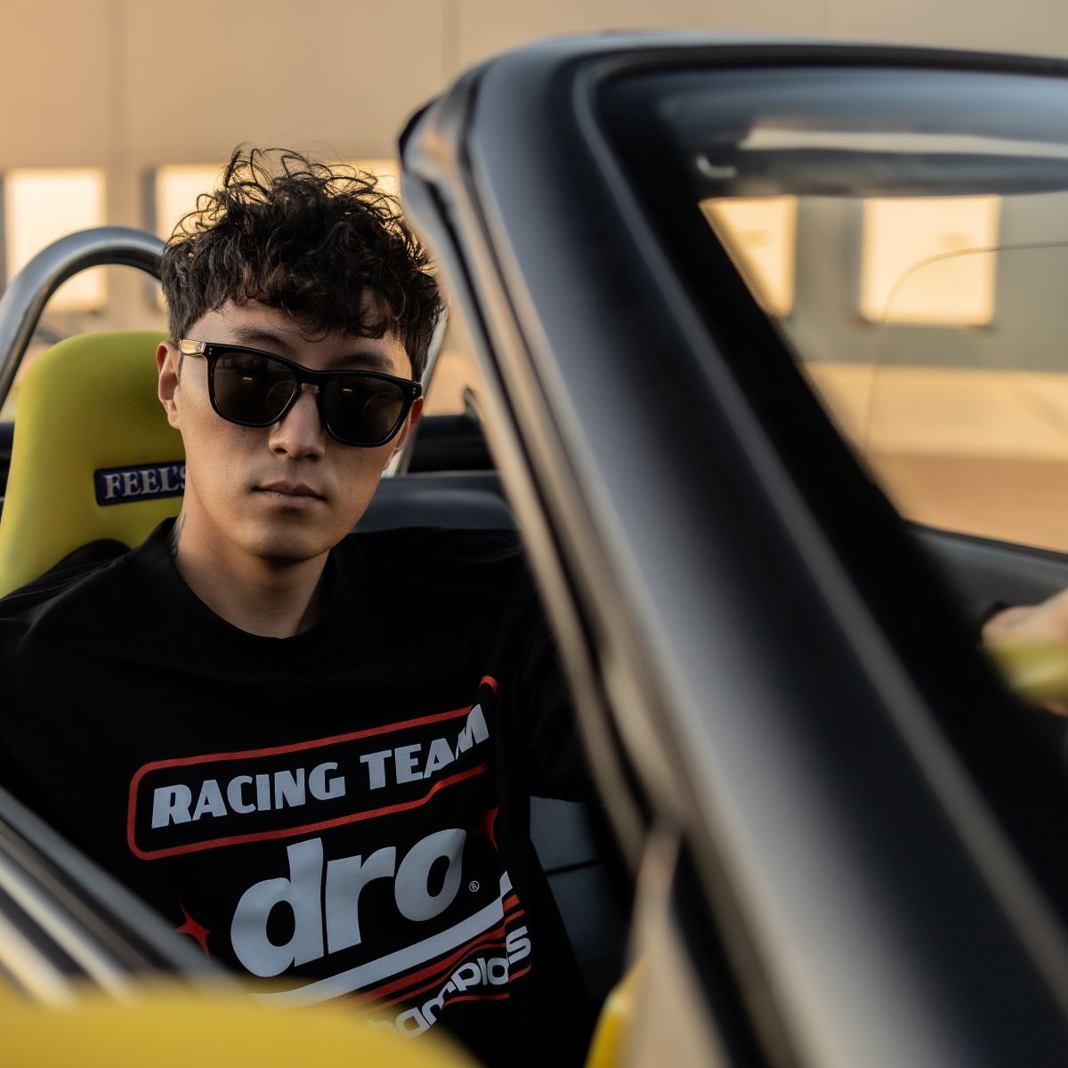 DRO Racing Team Long Sleeve Tee - Black LS-RACING-BLACK - Karmaloop