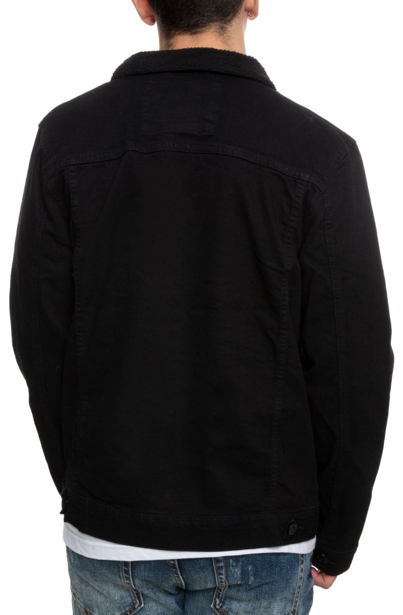 MAISON NOIR Jeffrey Denim Jacket in Black H0-366 - Karmaloop