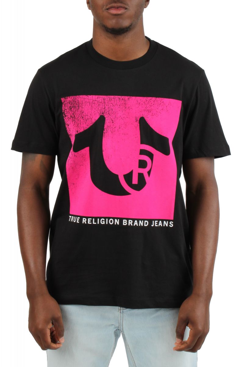 TRUE RELIGION Horseshoe Logo Tee 107097-1001 - Karmaloop
