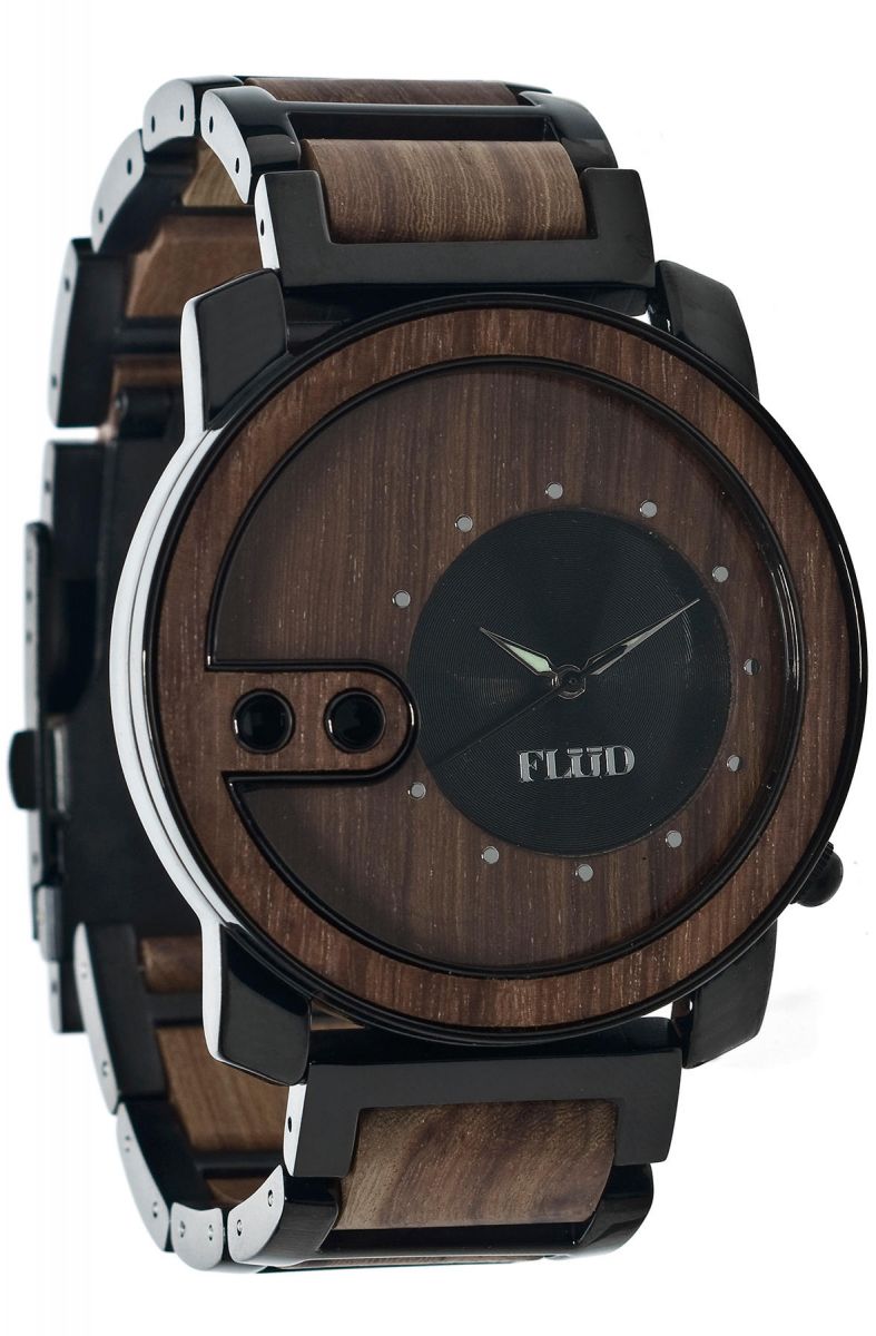 Flud Watches Watch Exchange Watch in Oak Wood Brown
