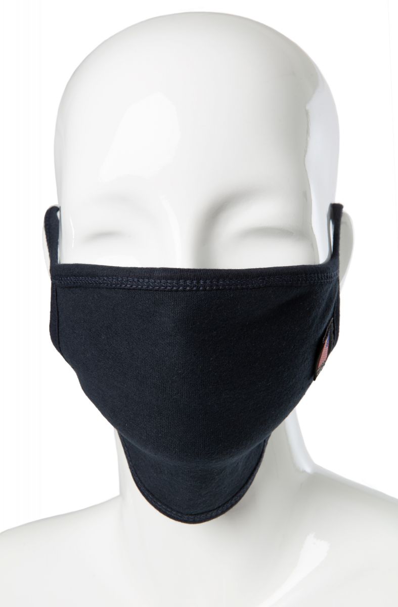 PROTECT USA 3 LAYER FACE MASK REUSABLE 100% COTTON AZFACEMASK-BLU ...