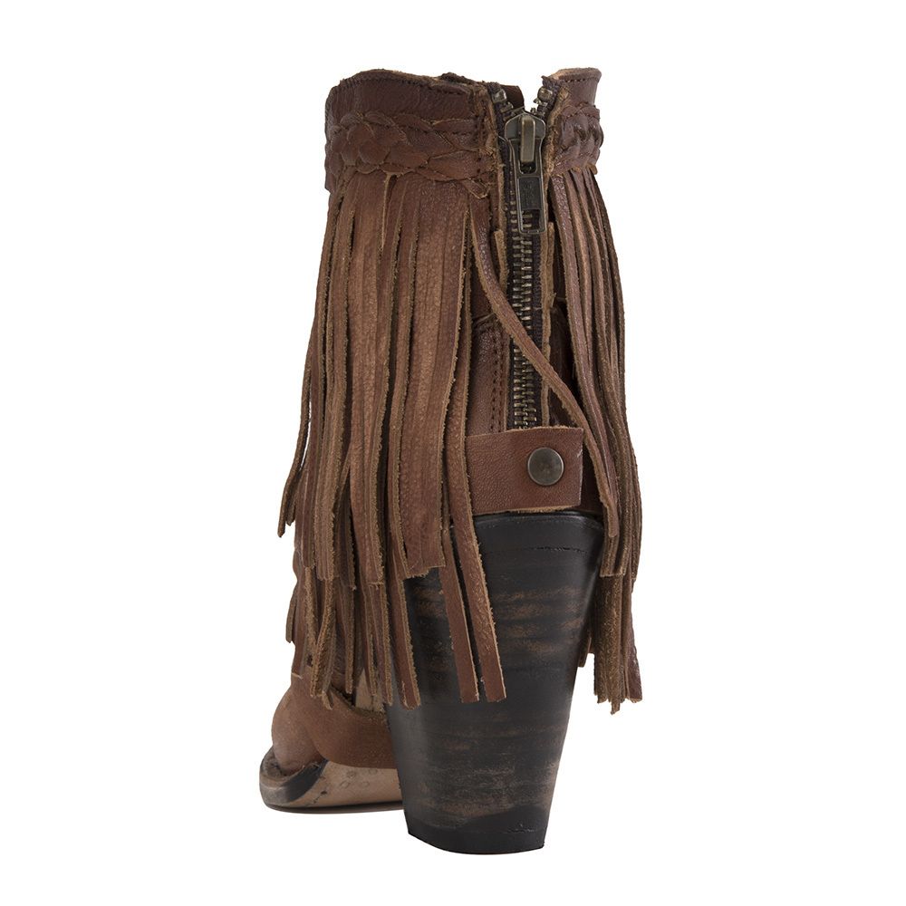 FREEBIRD BY STEVEN : Tonto Cognac Heel Boots FB-TONTO COGNAC - Karmaloop