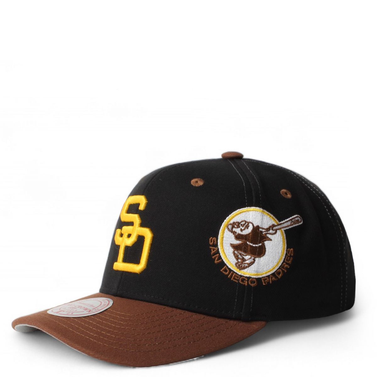 MITCHELL & NESS MLB Overbite Pro Crown Fit San Diego Padres Snapback ...