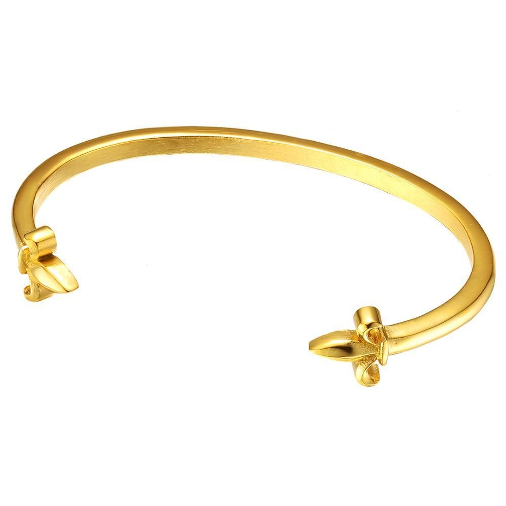MISTER Double Saint Cuff Bracelet Gold CDSAINT-G-GOLD - Karmaloop