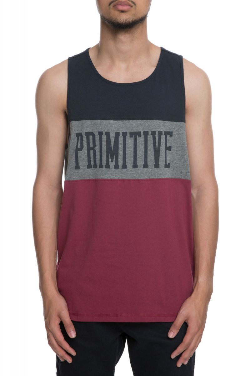 PRIMITIVE The League Tank in Brick PA118305-BRICK - Karmaloop