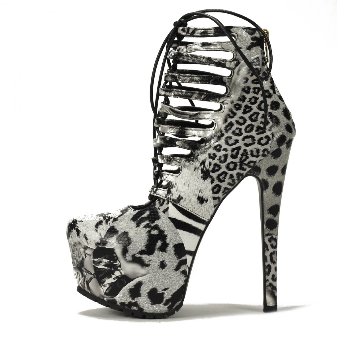 JC DOSSIER Privileged Shoes by J.C. Dossier: Denmark Multi Black White ...