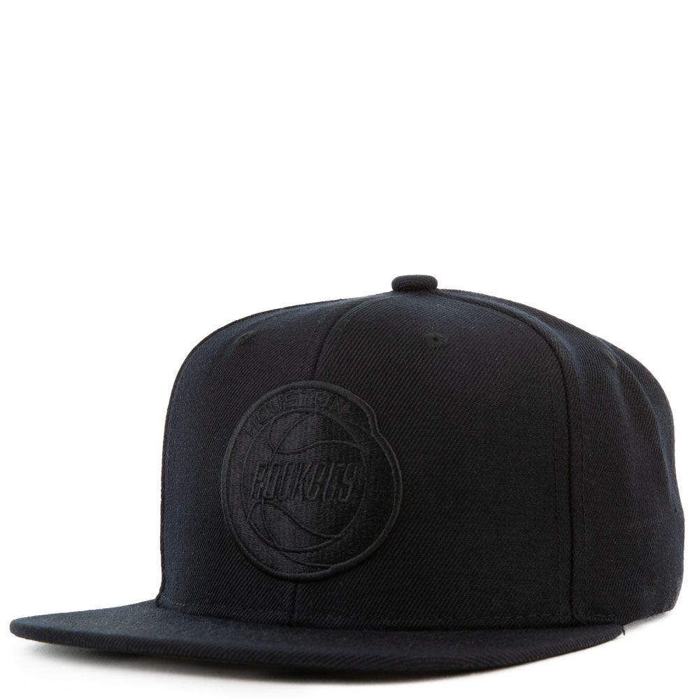 MITCHELL & NESS Houston Rockets Wool Snapback 6HSSMM18122-HROBLCK ...