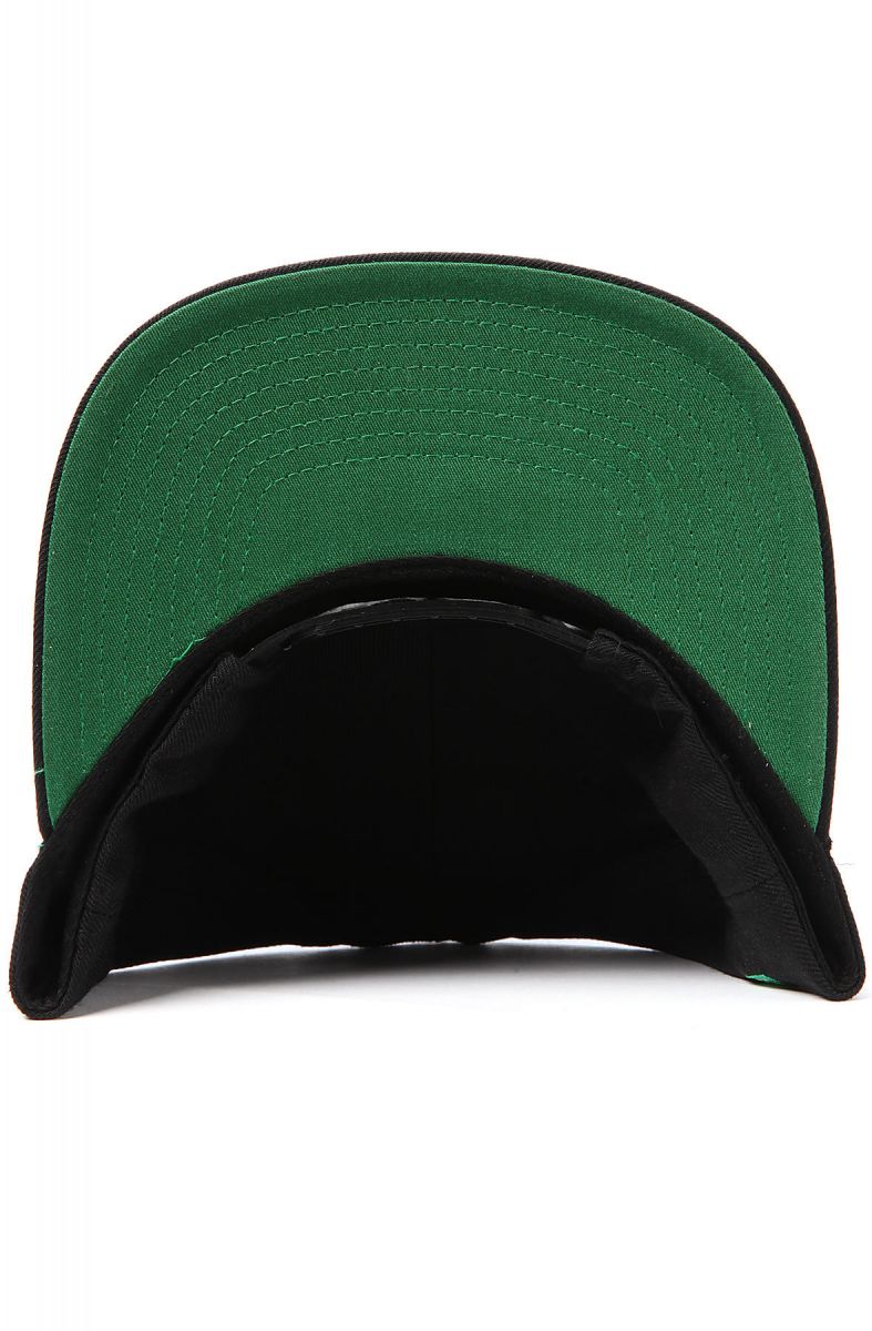 MIGHTY HEALTHY The Steez Snapback Hat in Black MH082-BLK - PLNDR