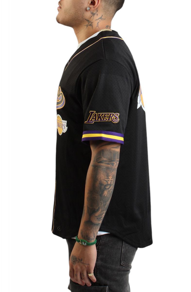 PRO STANDARD Los Angeles Lakers Baseball Jersey BLL1515427-BKP - Karmaloop