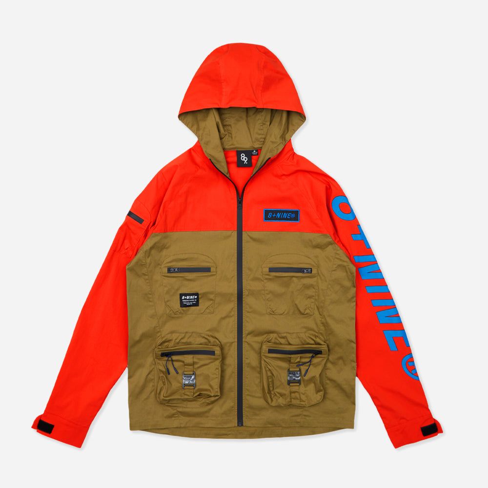 8&9 MFG CO. Combat Nylon Jacket Gator JKCOMORG-ORANGE - Karmaloop