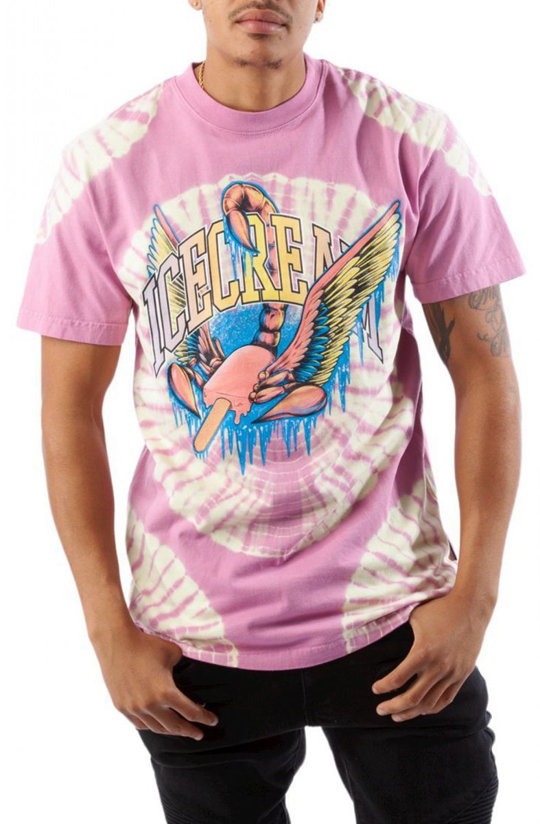 ICE CREAM Scorpion Short Sleeve Knit Tee 421-2302-PNK - Karmaloop