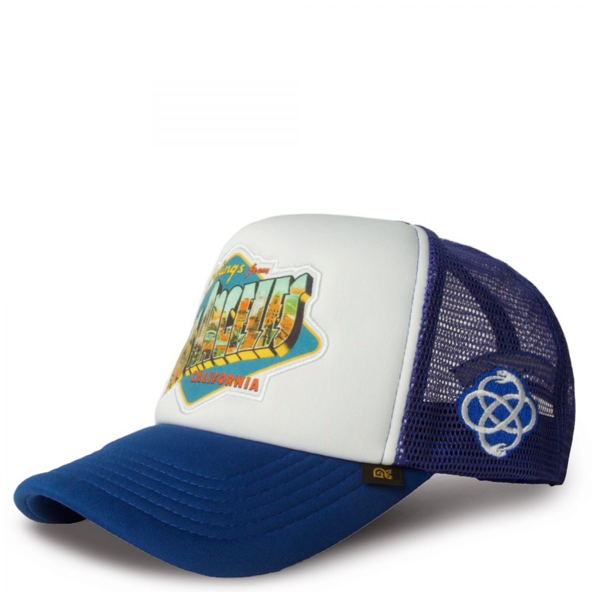 REFERENCE CO. Greetings LA Souvenir Foam Trucker REFLA3-BLUE - Karmaloop
