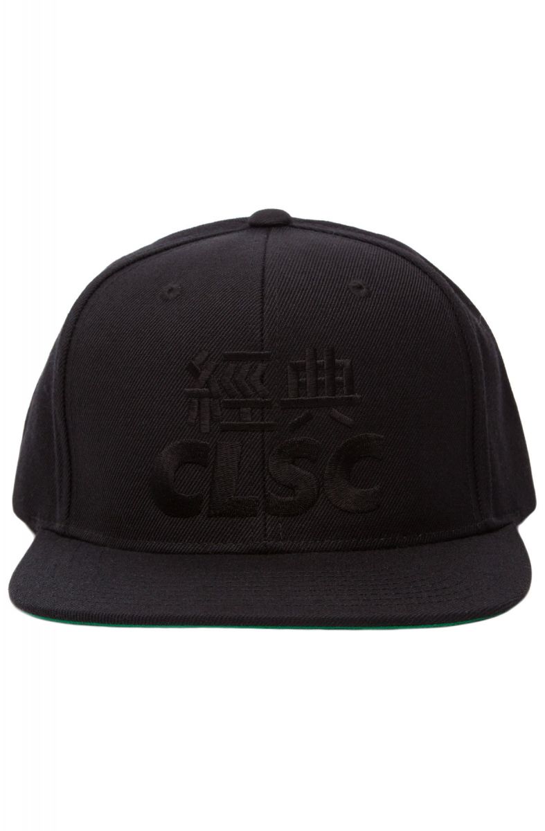 CLSC CO. The Mandarin Snapback Hat in Black CFA15SB-02-BLK - PLNDR