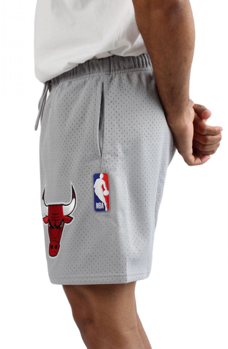 PRO STANDARD Bulls Roses Logo Mesh Short BCB355746-GRY - Karmaloop
