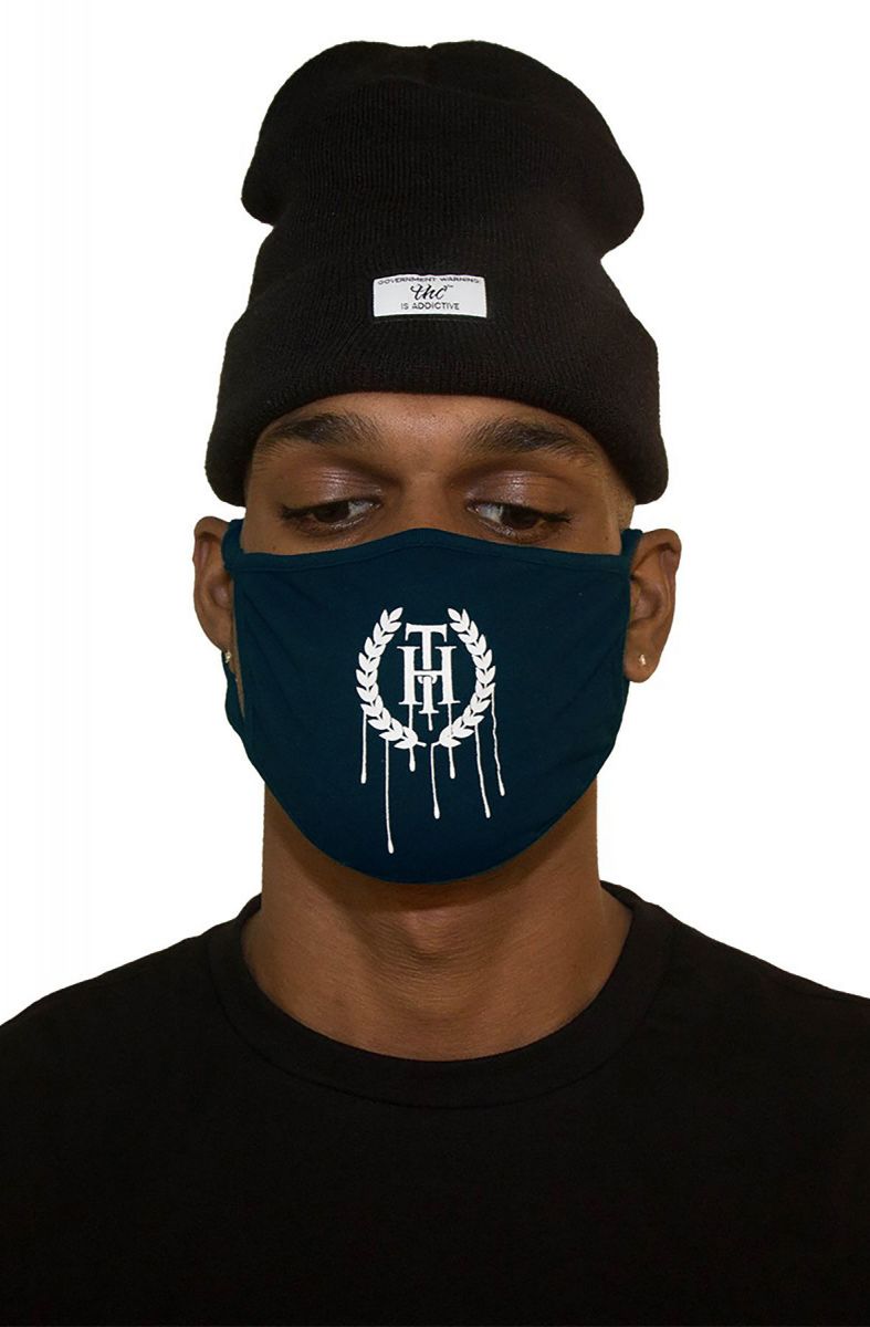HIDEOUT Kouzhao OG Logo Facemask (Navy) KOUZHAOOGLOGOFACEMASKNAVY ...
