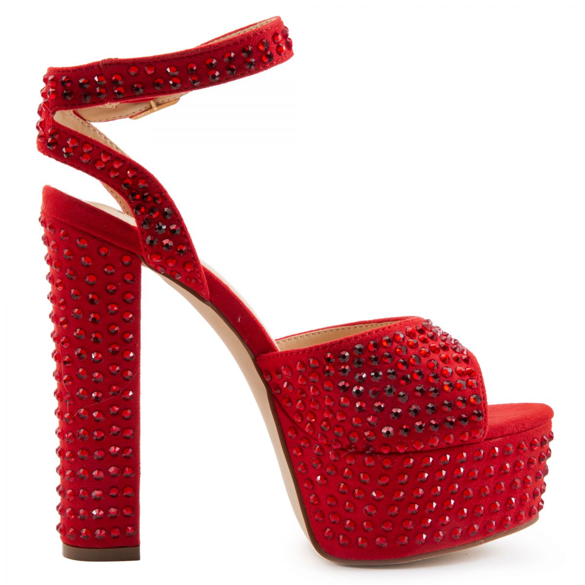 SOLE LA VIE 9418 Platform High Heels 9418-RED - Karmaloop