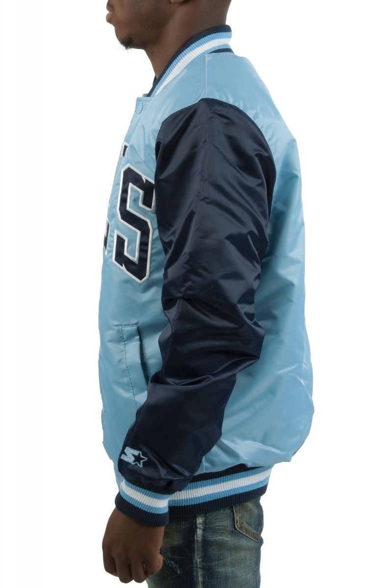 STARTER Chicago Bulls Carolina Blue Jacket LS235995 CGB - Karmaloop