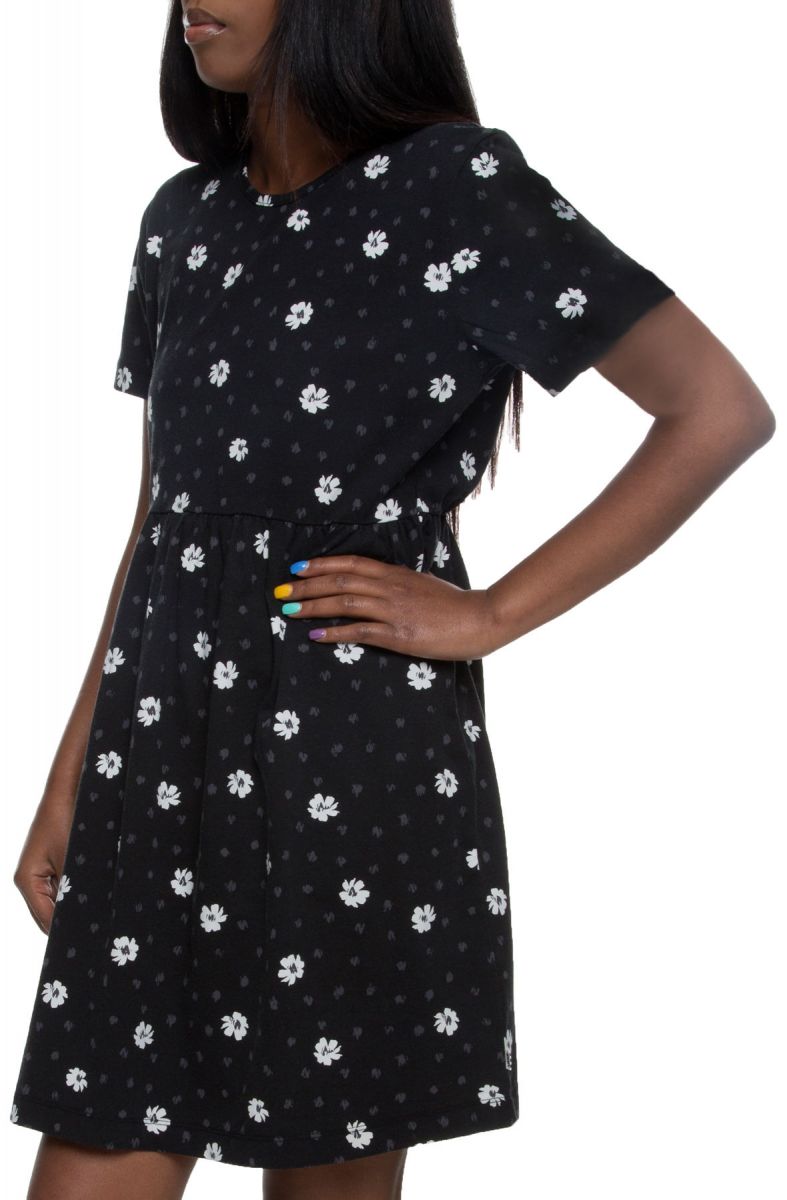 VANS The Women's Graduate Dress in Black Abstract Floral VN0A3P7YDN ...