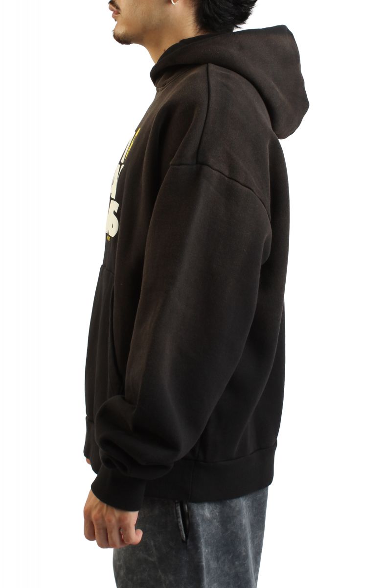 MARKET Smiley Smile Anyways Hoodie MKT25FW-HD0264BLK - Karmaloop