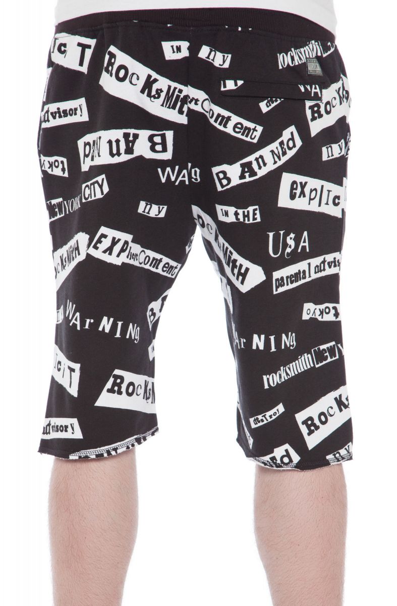 ROCKSMITH The Ransom Shorts in Black 51RS0407-BLK - PLNDR