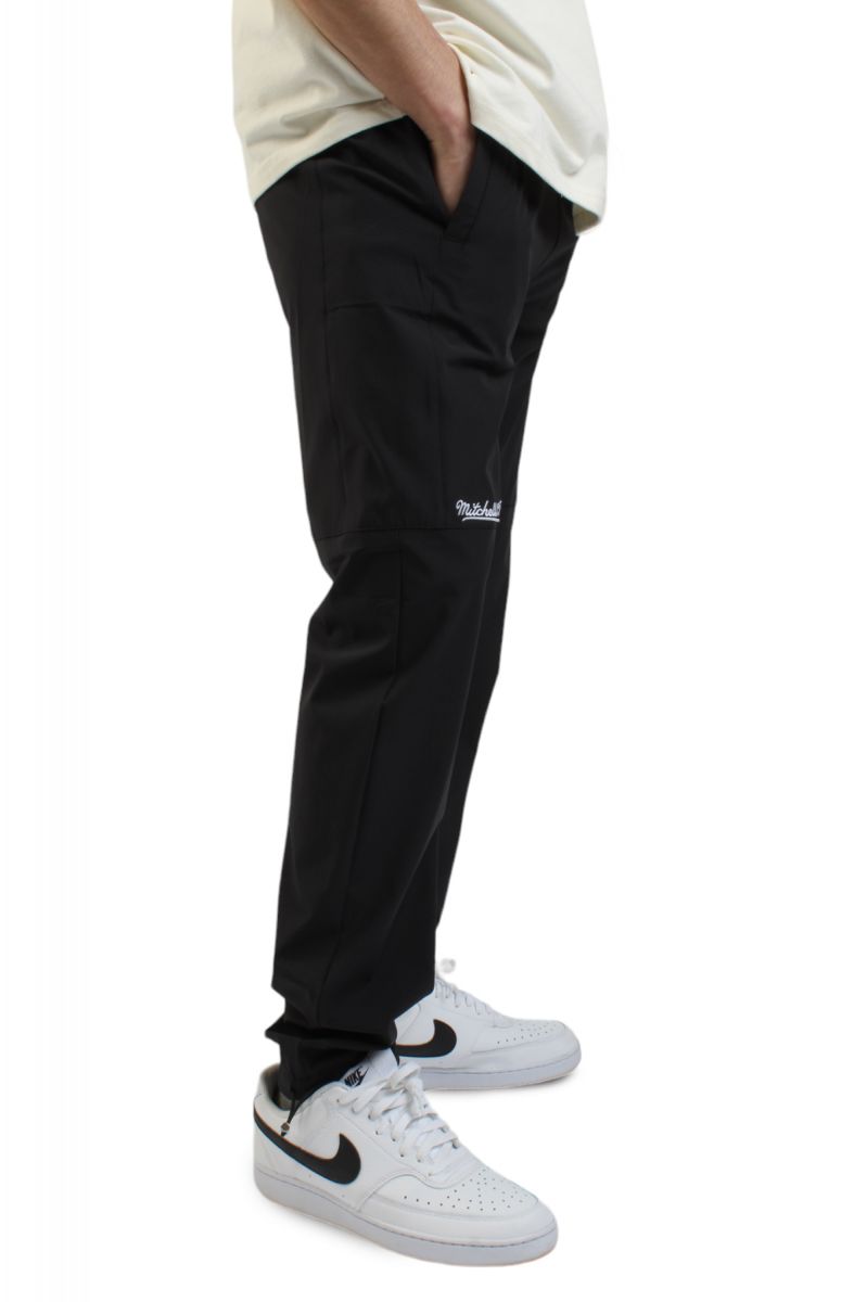 MITCHELL & NESS Branded Nylon Pants PWUP6553-MNNYYPPPBLCK - Karmaloop