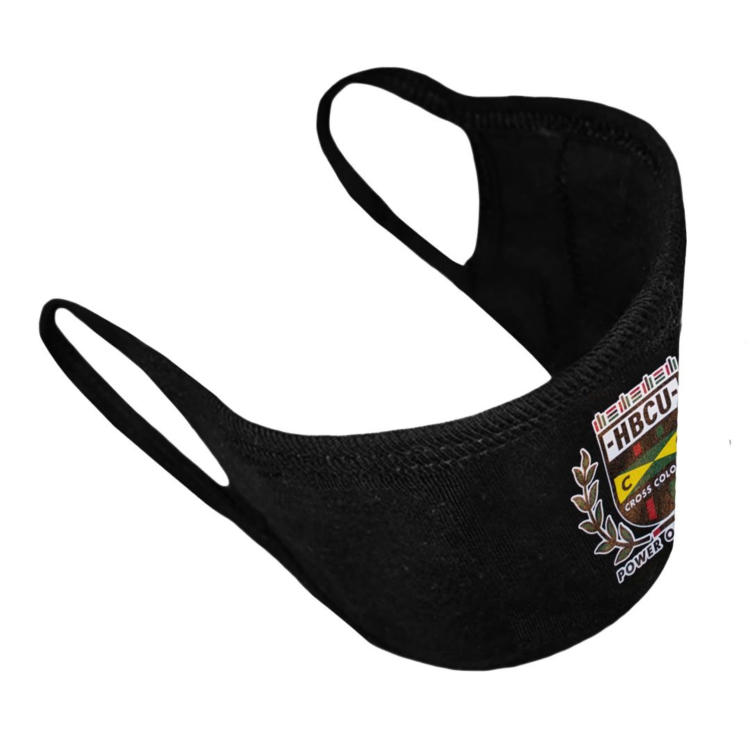 CROSS COLOURS HBCU Flag Face Mask - Black H110-5FL-BLK-OS - Karmaloop