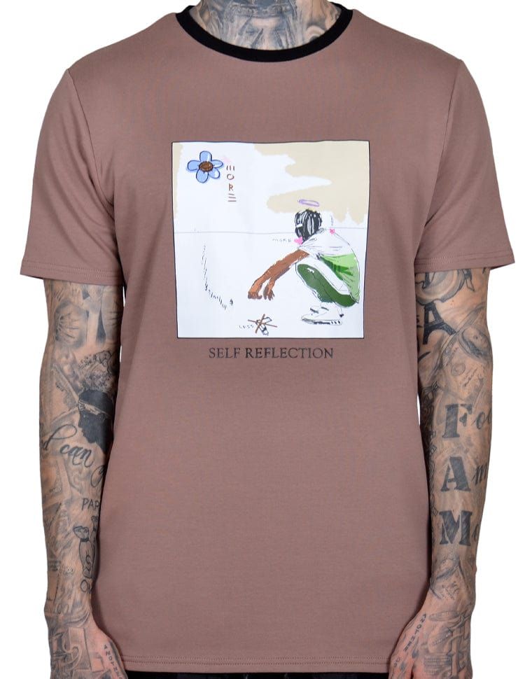 THE HIDEOUT CLOTHING Self Reflection Tee THC-SE-SB-BEAVER - Karmaloop