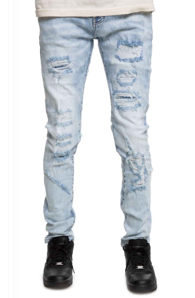 CRYSP Pacific Denim in Distressed Light Indigo CRYH19-132 - Karmaloop
