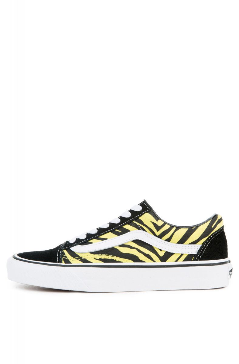 VANS The Old Skool Zebra in Green Sheen and Black VN0A38G1R1R - Karmaloop