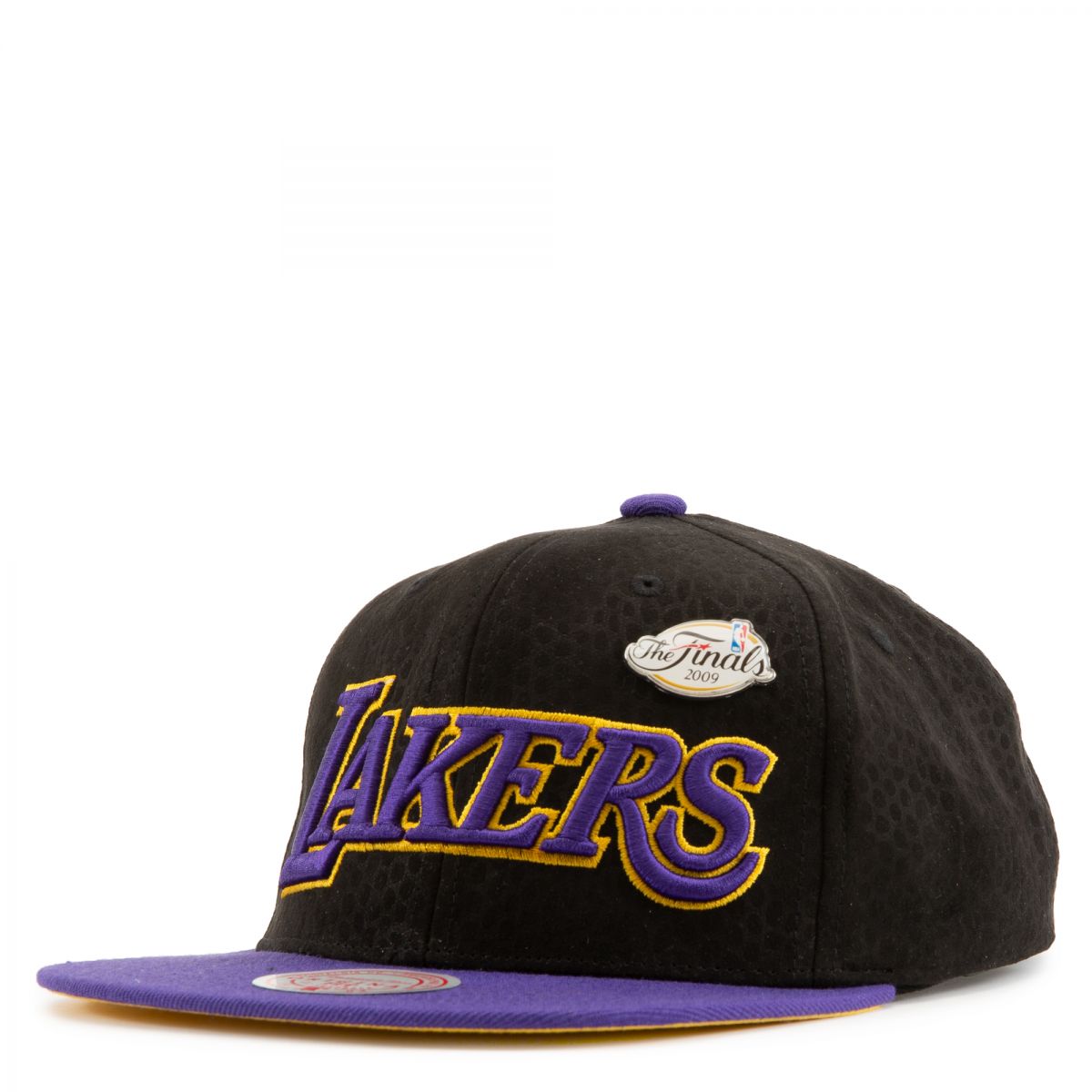 MITCHELL & NESS Los Angeles Lakers Pinned Snake Skin Snapback Hat ...
