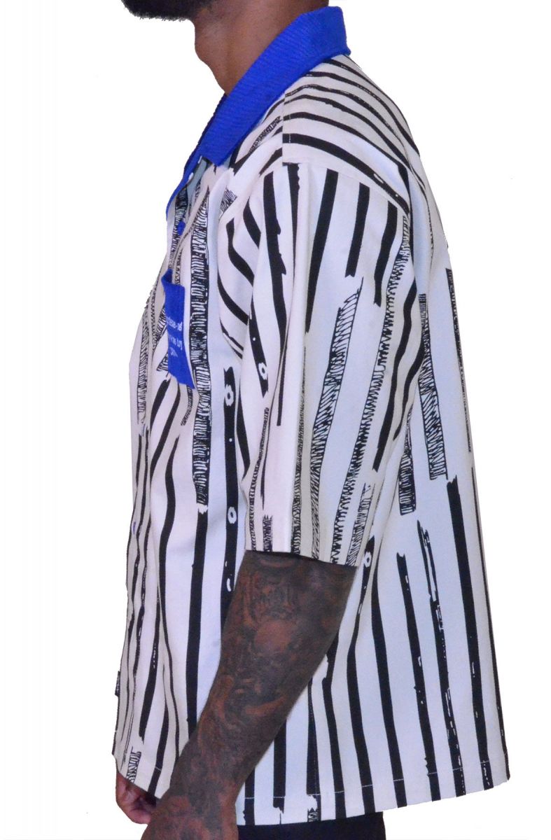 THE HIDEOUT CLOTHING Dancing or Rioting SS Shirt (Riot Blue) SP20 ...