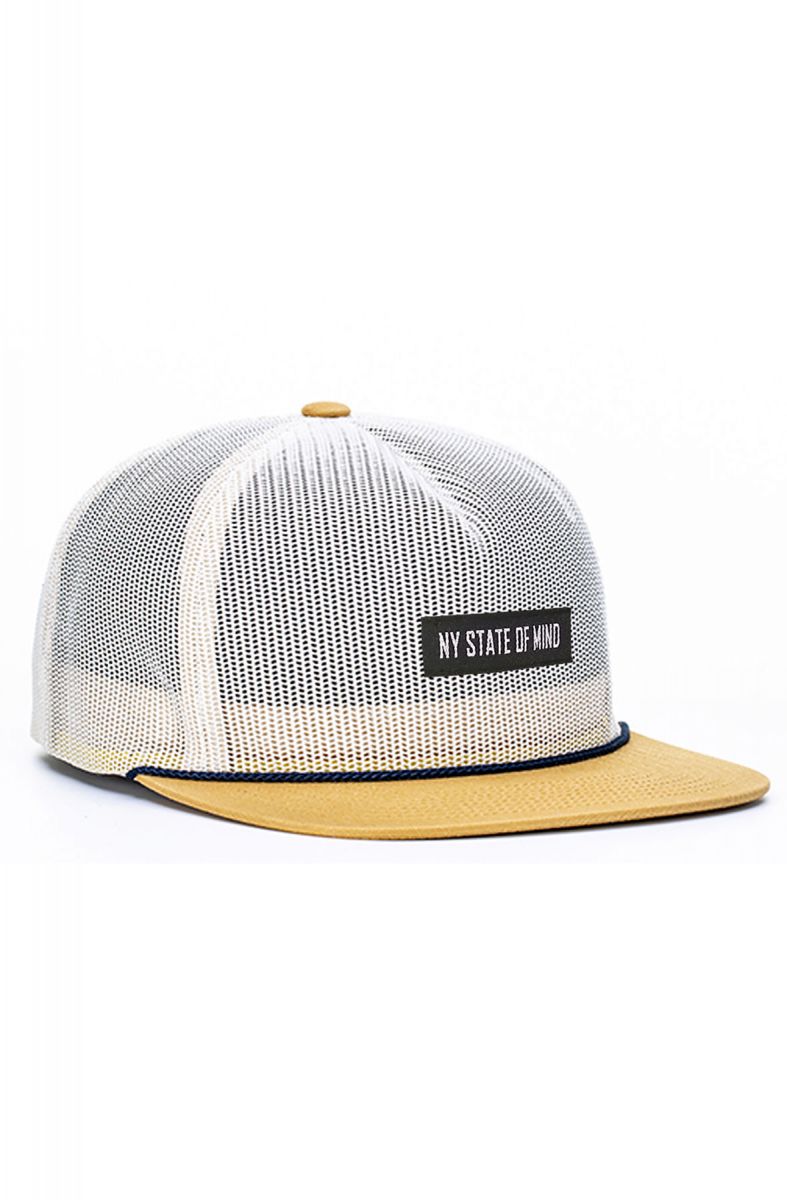 NY STATE OF MIND Banner Logo Mesh Snapback NYSM-0000056 - Karmaloop