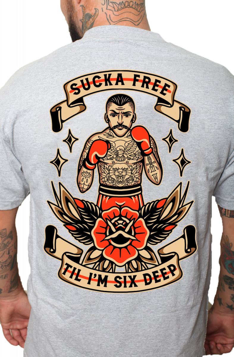 STILL PROUD SUCKA FREE Athletic Grey T-Shirt SP00-51 - Karmaloop