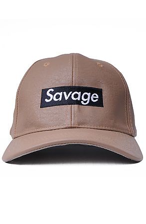 NERDY FRESH The Savage Leather Baseball Cap in Tan SSVGBCTNLTR - Karmaloop
