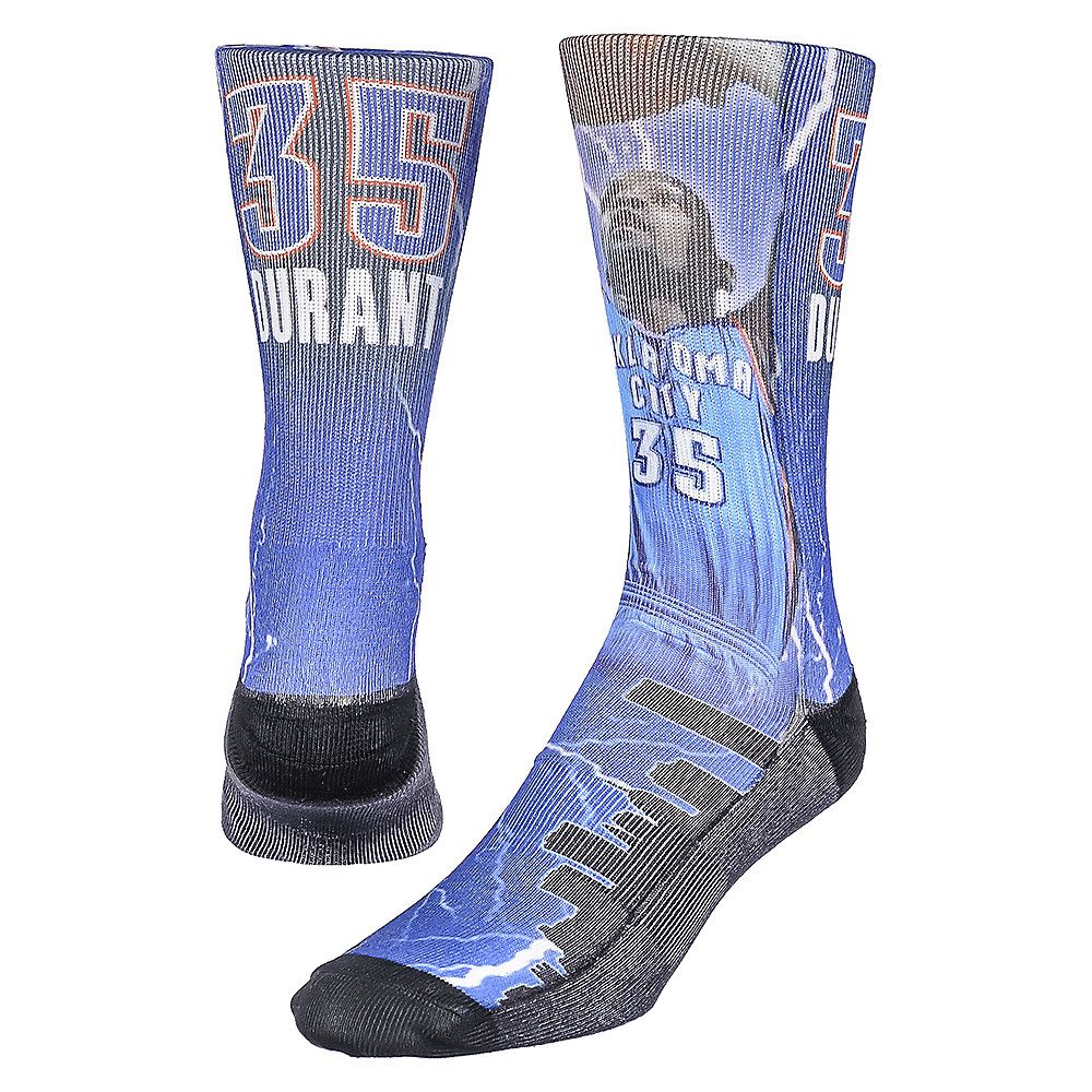 FOR BEAR FEET Kevin Durant Oklahoma City Thunder Socks V-308S-B038-L ...