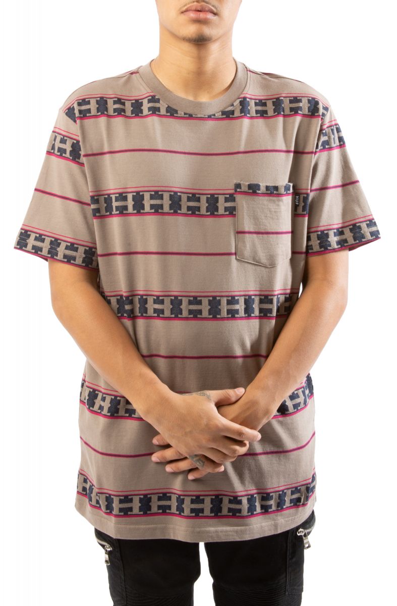 HUF Palisades Stripe Knit Top KN00302-WNT - Karmaloop