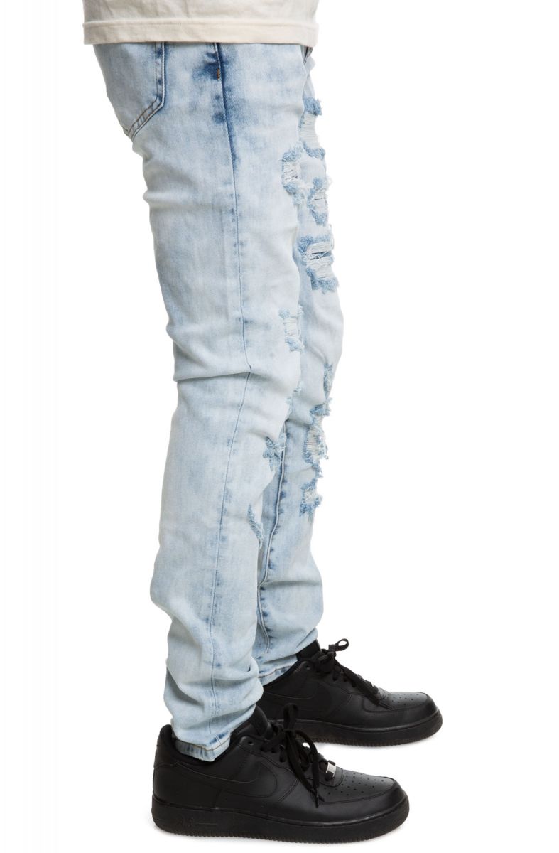 CRYSP Pacific Denim in Distressed Light Indigo CRYH19-132 - Karmaloop