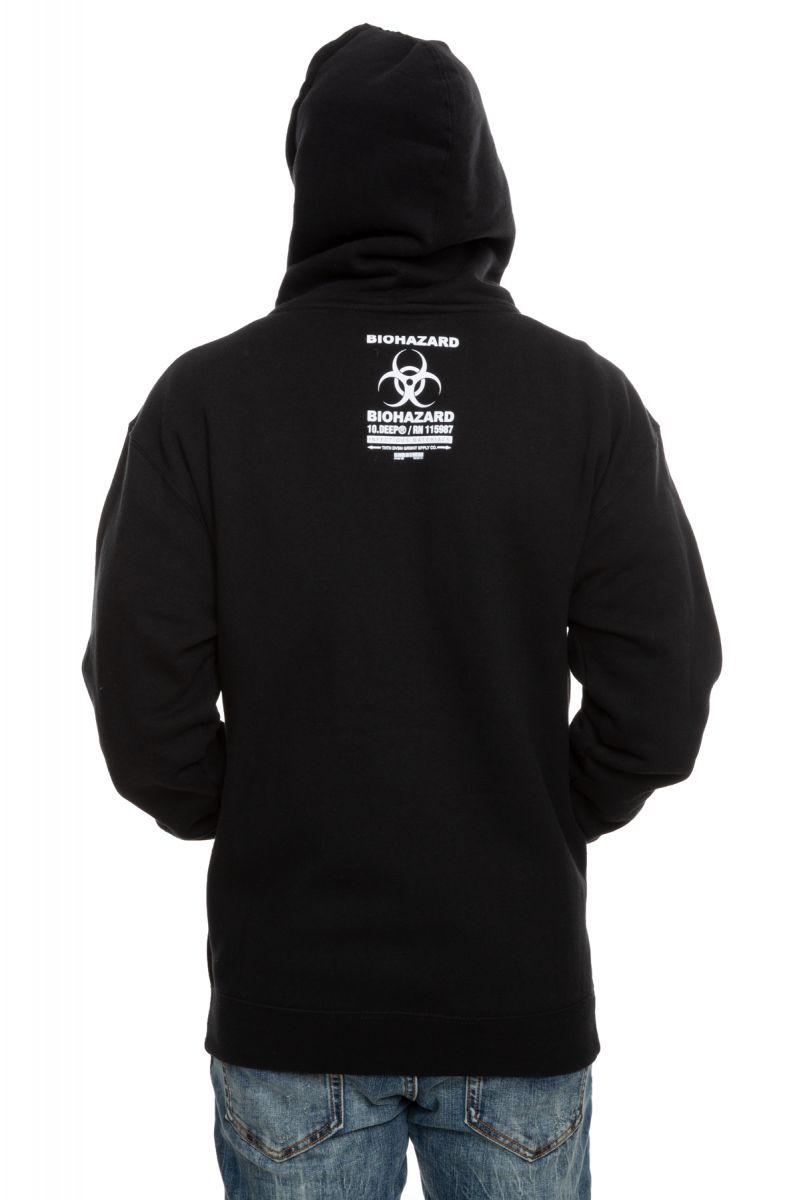 10 DEEP Biohazard Zip Hoodie in Black 192TD0011 - Karmaloop