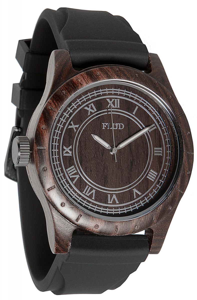 Flud Watches Watch Dark Oak in Brown