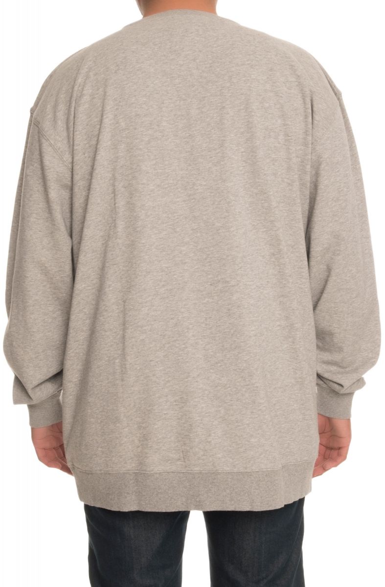 DOPE The Monogram Crewneck Sweatshirt in Grey D0216-J101-GRY - PLNDR
