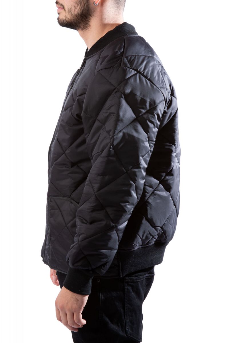ROTHCO Diamond Nylon Quilted Flight Jacket 7230-BLK - Karmaloop