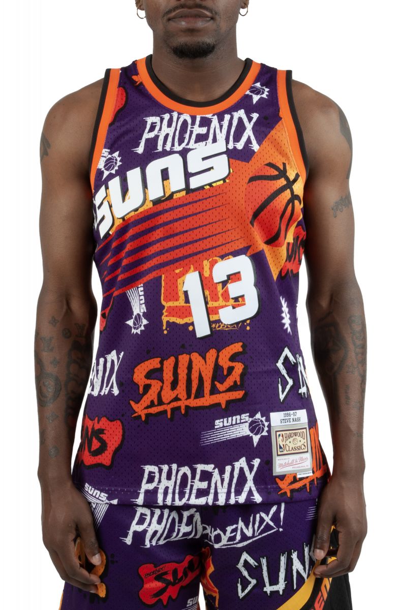 MITCHELL & NESS NBA Slap Sticker Suns Swingman Jersey TFSM4768 ...