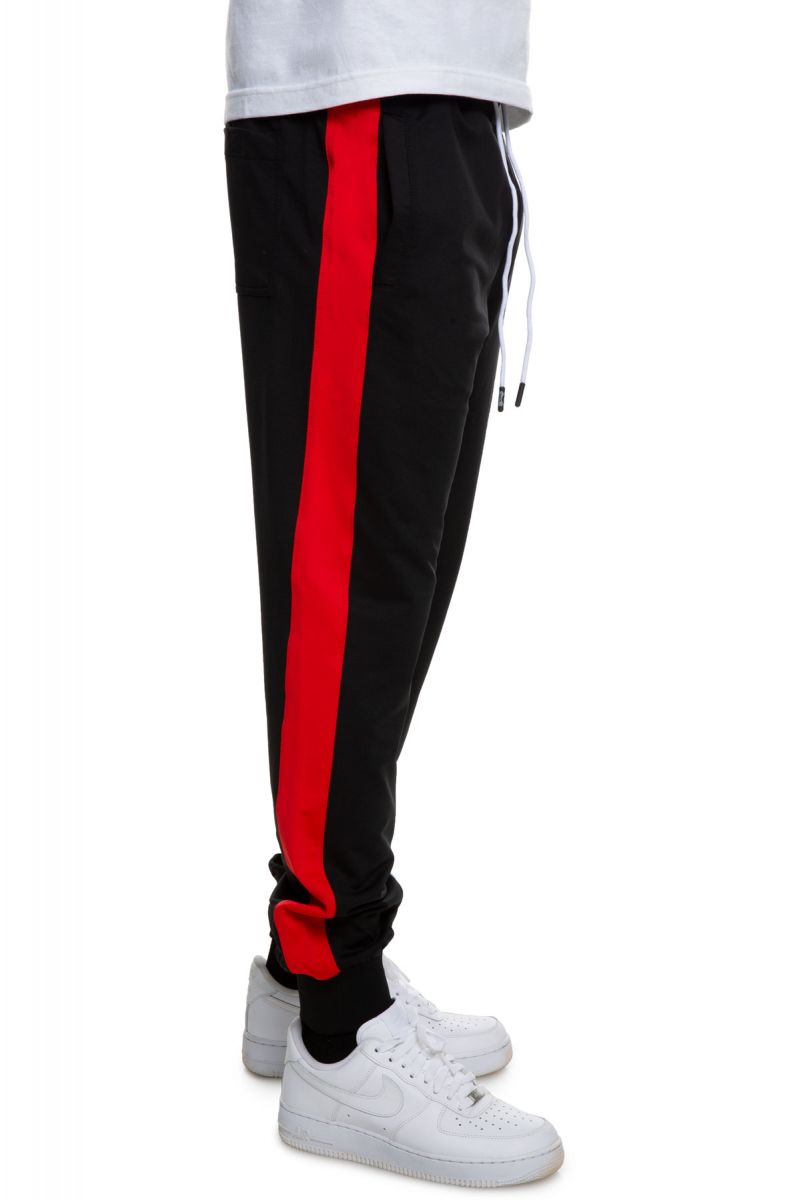LE TIGRE CORP. Retro Joggers LT-553-BLK-RED-WHT - Karmaloop