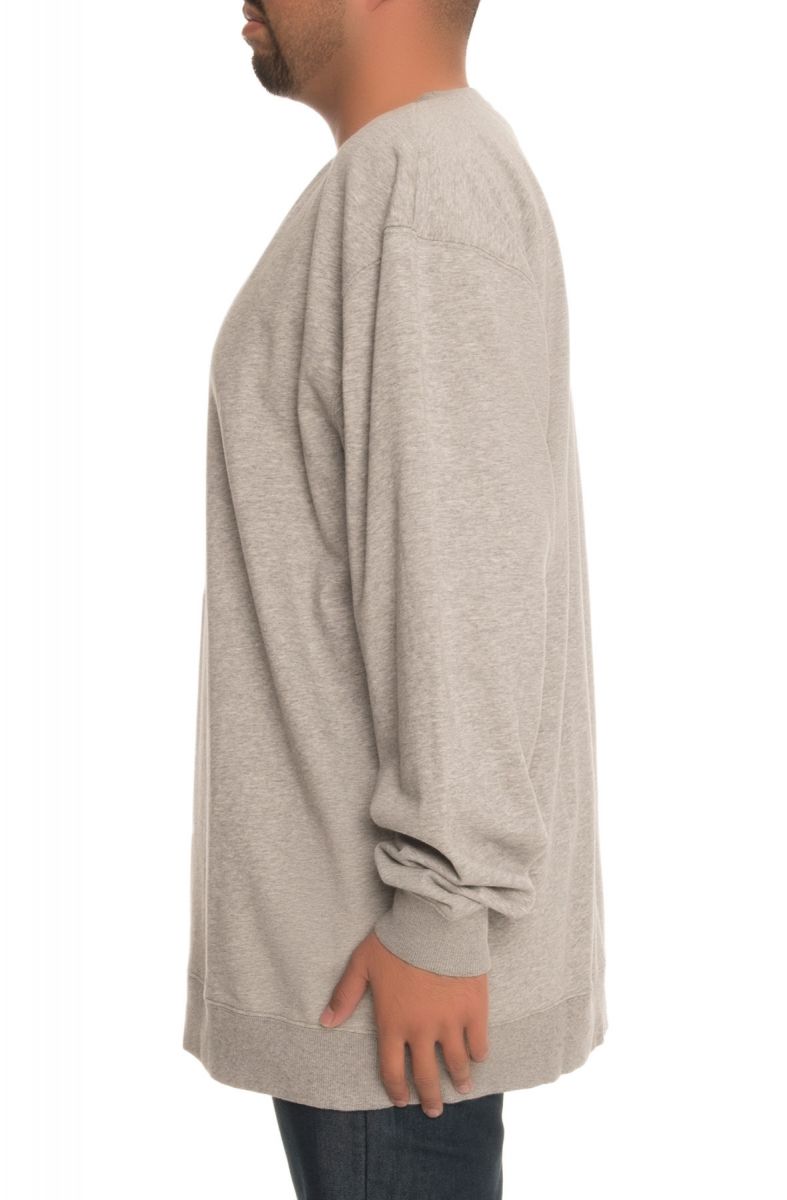 DOPE The Monogram Crewneck Sweatshirt in Grey D0216-J101-GRY - PLNDR