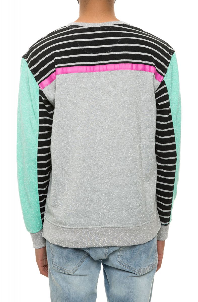 Staple Sweatshirt Deco Block Heather Grey
