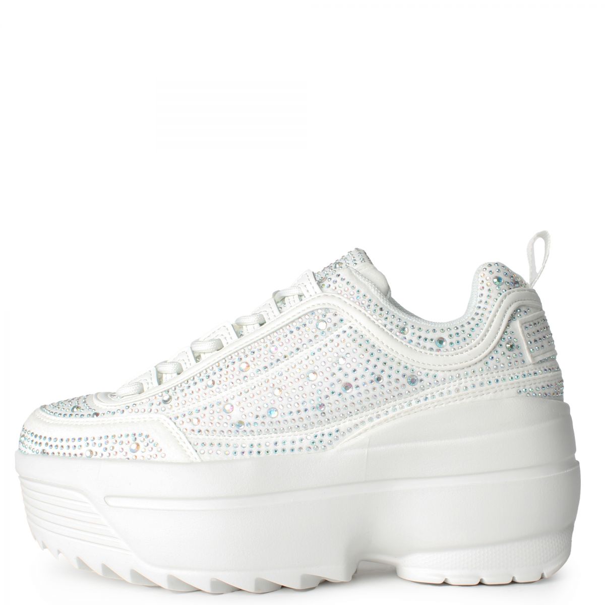 BERNESS SHOES Platform Sneaker LILY5010-WHT - Karmaloop