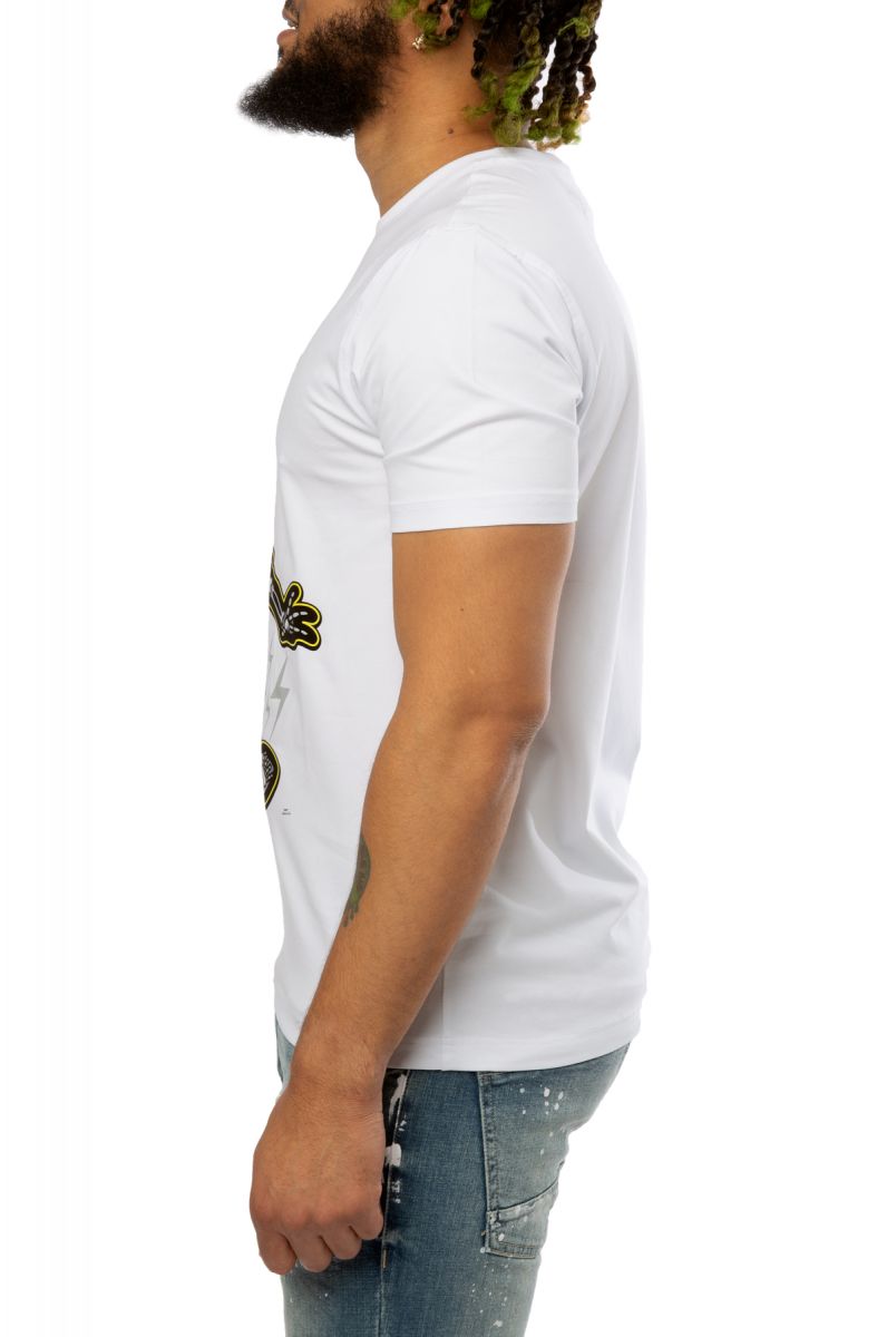 MAXIMA Electrocuted Bart Tee FM10011SH-WHT - Karmaloop