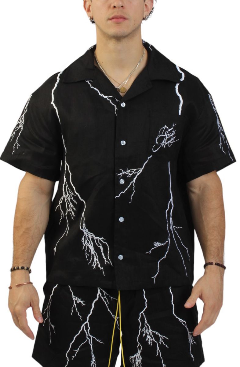 DIET STARTS MONDAY Lightning Button-Up Shirt DSM-PS24-001 - Karmaloop